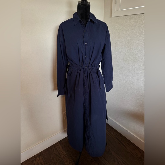 Universal Thread | Dresses | Universal Thread Dark Blue Buttonfront ...